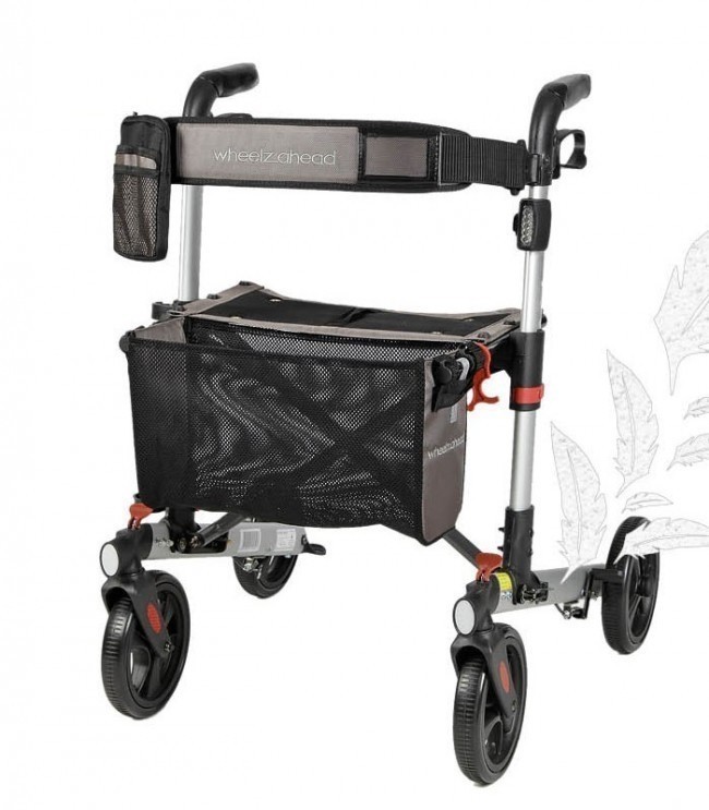 Magna rollator van lichtgewicht magnesium | Rollatorweb