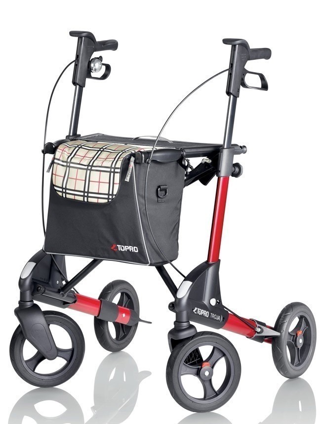 Topro Troja 2G rollator rood | Rollatorweb